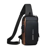 China 2023 Latest Fashion Men's Crossbody Sling Bag with Water Proof Design and Custom Logo for sale