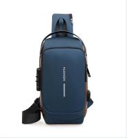 China 2023 Latest Fashion Men's Crossbody Sling Bag with Water Proof Design and Custom Logo for sale