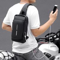 China 2023 Latest Fashion Men's Crossbody Sling Bag with Water Proof Design and Custom Logo for sale