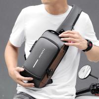 China 2023 Latest Fashion Men's Crossbody Sling Bag with Water Proof Design and Custom Logo for sale