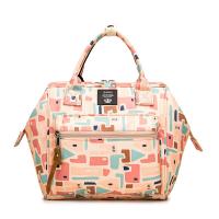 China Print Pattern Nylon Lightweight Outdoor Travel Diaper Backpack Large Waterproof Diaper Bag for sale