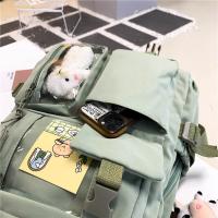 China Female Primary Secondary Student Oxford Cloth Wind Backpack with Interior Compartment for sale