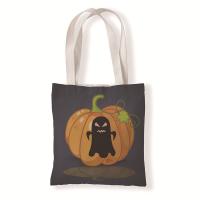 China Magic Hat Pumpkin Grimace Ghost Child Halloween Gift Bag Unisex Trick or Treat Bucket for sale