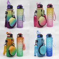China Customized Logo Neoprene Water Bottle Cooler with Adjustable Shoulder Strap and Pouch for sale