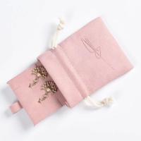 China Custom Logo Small Dice Earrings Bracelets Necklaces Velvet Dust Packaging Pouch for Gift for sale