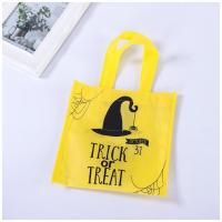 China Halloween Decorations Props Child Portable Pumpkin Cloth Candy Bag for Kids Party for sale
