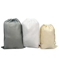China Custom Logo Non Woven Drawstring Bag For Gifts Packing Travel Closure Type zipper for sale