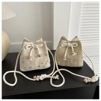 China Travel Single Shoulder Crossbody Straw Bag in Customized Color for Hot Fashion Lovers for sale