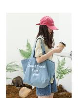 China All Seasons Vintage Denim Letter Tote Bag Customized for Large Capacity and More for sale
