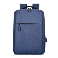 China Black Custom Logo Unisex Ergonomics Anti Theft Smart Nylon Laptop Backpacks with USB for sale