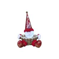 China Acceptable OEM/ODM Customized Christmas Desktop Decoration Candy Basket for Home Gift for sale