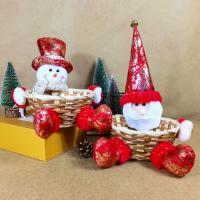 China Acceptable OEM/ODM Customized Christmas Desktop Decoration Candy Basket for Home Gift for sale