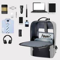 China Male Customized Color Laptop Backpack with Anti-theft Design and USB Charging Port for sale