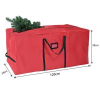 China Customized Color Heavy Duty Durable 600d Oxford Dustproof Christmas Tree Storage Bag for sale