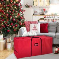 China Customized Color Heavy Duty Durable 600d Oxford Dustproof Christmas Tree Storage Bag for sale