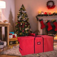 China Customized Color Heavy Duty Durable 600d Oxford Dustproof Christmas Tree Storage Bag for sale