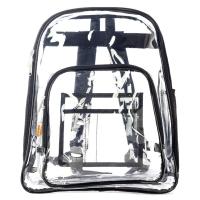 China Customized Heavy Duty Transparent PVC School Backpack Bag for Transparent School Bag for sale