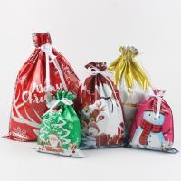 China Recycled Materials Custom Digital Printing Foil Plastic Christmas Gift Packaging Bags for sale