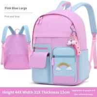 China Little Kids School Bag Large Capacity Colorful Pink Custom Logo Backpack for Children for sale