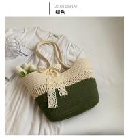 China Concise Style Ladies Cotton Rope Bag Ideal for Summer Fashion and Beach Getaways for sale
