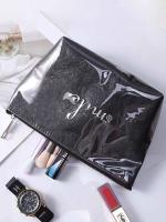 China Travel-Friendly Waterproof Cosmetic Bag with Solid Pattern and Customized Color Options for sale