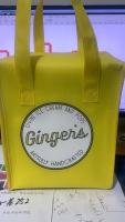 China Customized Color Non Woven Insulating Lunch Cooler Shopping Bag for Picnic Ice cream Pack for sale