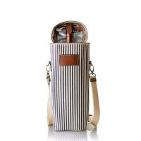 China Neoprene Insulated Wine Bottle Cooler Bag for Convenient Travel and Preservation for sale