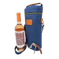 China Neoprene Insulated Wine Bottle Cooler Bag for Convenient Travel and Preservation for sale