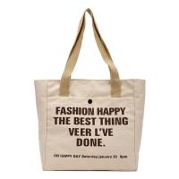 China Open Closure Fashion Style Customized Printing Canvas Shopping Bags Large Cotton Tote Bag for sale