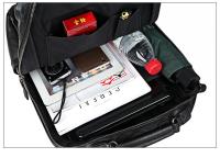 China Acceptable OEM/ODM PU Leather Men's Laptop Backpack with Interior Computer Interlayer for sale