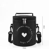 China Adjustable Shoulder Strap Insulated Reusable Lunch Bag for Women Allover Print Food for sale