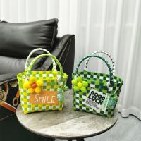 China Colorful Kids Mini Shopping Storage Toy Basket Folding Portable Customized Handbag for sale