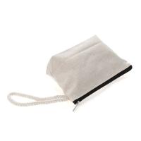 China Bag Organization Made Easy with Customized Logo Natural Cotton Canvas Jewelry Pouches for sale