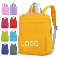 China Custom Logo Print Backpack for Children's School Bags Lightweight and Foldable for sale