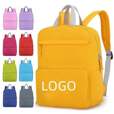 China Custom Logo Print Backpack for Children's School Bags Lightweight and Foldable for sale