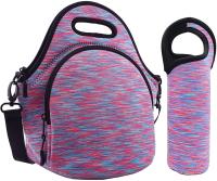 China 12.6x6.3x12.6 inches Insulated Thermal Lunch Box Tote Bag for Student School Neoprene for sale