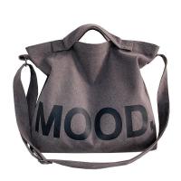 China Customized Logo Simplicity Large Capacity Women's Tote Bag with Zipper in Fabric Canvas for sale