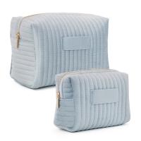 China Zipper Closure Velvet Toiletry Pouch for Comfortable and Stylish Traveling Needs for sale