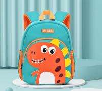 China Waterproof Cartoon Dinosaur Printed School Bag Set for Boys and Girls OEM/ODM Acceptable for sale