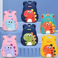 China Waterproof Cartoon Dinosaur Printed School Bag Set for Boys and Girls OEM/ODM Acceptable for sale
