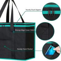 China Custom Logo Insulated Tote Food Delivery Bag Customized Logo Solid Color Pattern Type for sale