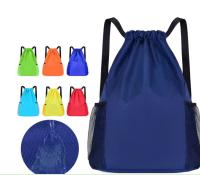 China Customized Logo Accepted School Bag Drawstring Backpack for Gym Travel Beach Swimming for sale
