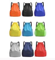 China Customized Logo Accepted School Bag Drawstring Backpack for Gym Travel Beach Swimming for sale