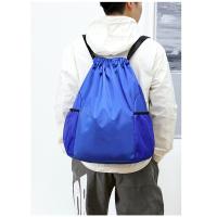 China Customized Logo Accepted School Bag Drawstring Backpack for Gym Travel Beach Swimming for sale