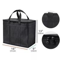China Customized Logo Insulated Thermal Food Delivery Bag Waterproof Catering Supply Cooler Bag for sale
