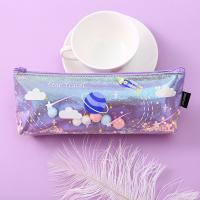 China Trendy Style Cotton Canvas Zipper Travel Pouch Makeup Cosmetic Bag with Solid Pattern for sale
