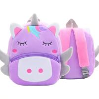 China Custom 3D Cartoon Plush Children Backpacks Cute Cartoon Style for Animal Children for sale