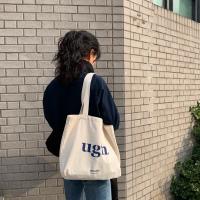 China Cotton Shopping Bag Manufacturers Customized Logo for Reusable Canvas Tote Bags for sale