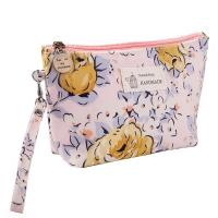 China Makeup Cosmetic Bag Custom Logo Plain Canvas Toiletry Pouch Cotton Cosmetic Bags for sale