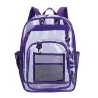China Newest Fashionable Customized Color Clear PVC Backpack for Outdoor School Activities for sale